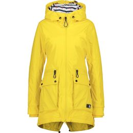 alife and kickin ALIFE & KICKIN Damen Langjacke "Damen AudreyAK A", gelb, Gr. M, 100% Polyester, Jacken