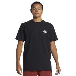 Quiksilver Damen T-Shirt "QS Thorn Logo DNA", schwarz, Gr. XS, 100% Baumwolle, Shirts