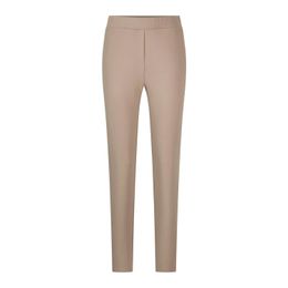 GOLDNER Damen Schlupfhose "Extra schmale Jerseyhose BELLA mit Schlupfbund"beige, Gr. 46, Obermaterial: 67% Viskose CV. 27% Polyamid PA. 6% Elasthan