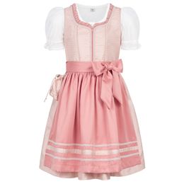 N&uuml;bler N&Uuml;BLER M&auml;dchen Dirndl "Kinderdirndl Lisa", orange, Gr. 116, Obermaterial: 100% Polyester PES., Kleider