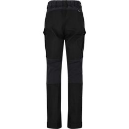 WHISTLER Jungen Cargohose "Romning", schwarz, Gr. 128, mehrfarbig, 65% Polyester, 35% Baumwolle, Hosen, aus atmungsaktivem Material