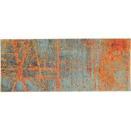 Fu&szlig;matte, B:110cm H:7mm L:175cm, orange, Kunstfaser, Polyamid, Au&szlig;enbereich, Teppiche