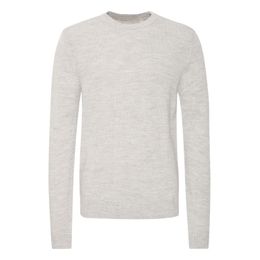 Blend Herren Strickfleece-Pullover "Strickpullover BHPullover", grau, Gr. XXL, Obermaterial: 85% Polyacryl PAN. 15% Wolle WO., Pullover