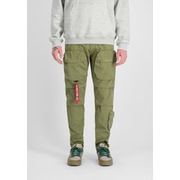 Herren Cargohose "Tactical Pant", gr&uuml;n, Gr. 33, Alpha Industries, Obermaterial: 100% Baumwolle, Hosen