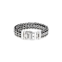 Kuzzoi Herren Armband "Herren Panzerarmband Gliederkette 925er Silber", 23cm, ohne Stein, Silber 925 (Sterlingsilber), silber, Silber 925