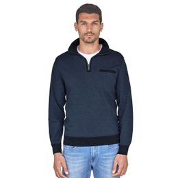 Casamoda Herren Sweatshirt "Casamoda Sweatshirt uni", blau, Gr. L, 100% Baumwolle, Sweatshirts