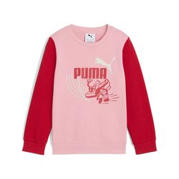 Puma Mädchen Sweatshirt "Little Runners Sweatshirt Kinder", rosa, Gr. 122, Obermaterial: 68% Baumwolle, 32% Polyester; Rippe: 97% Baumwolle, 3%