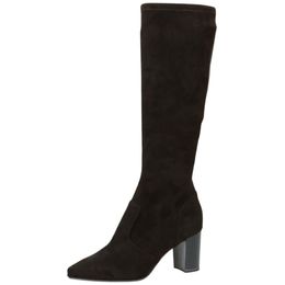 Caprice Damen High-Heel-Stiefel "Caprice Stiefel Veloursleder", Gr. 37, schwarz, Veloursleder, Schuhe