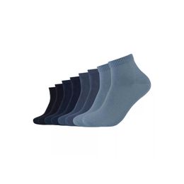 s.Oliver Herren Sneakersocken "Socken 8er Pack", Gr. 39, blau, Obermaterial: 62% Baumwolle CO. 36% Polyester PES. 2% Elasthan EL., Socken