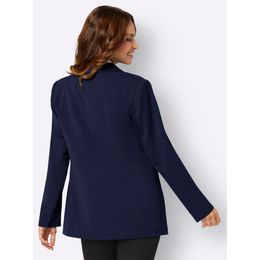 Lady Damen Jackenblazer "Blazer", blau, Gr. 36, 63% Polyester, 34% Viskose, 3% Elasthan, Blazer