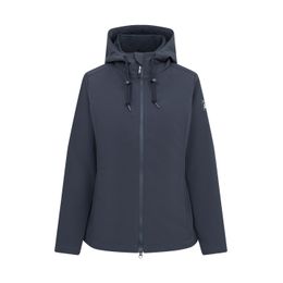 Derbe Damen Softshelljacke "Adeby", blau, Gr. 34, Obermaterial: 94% Polyester, 6% Elasthan; Futter: 94% Polyester, 6% Elasthan, Jacken,