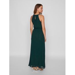 Vila Damen Maxikleid "VIMILINA HALTERNECK MAXI DRESS - NOOS", gr&uuml;n, Gr. 42, unifarben, Web, Obermaterial: 100% Polyester, Kleider, Sommerkleid