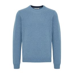 Casual Friday Herren Strickfleece-Pullover "Strickpullover CFKarl", blau, Gr. XXXL, Obermaterial: 80% Wolle WO. 20% Polyamid PA., Pullover
