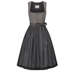 N&uuml;bler N&Uuml;BLER Damen Dirndl "Dirndl midi Grace", schwarz, Gr. 38, Obermaterial: 100% Polyester PES., Kleider