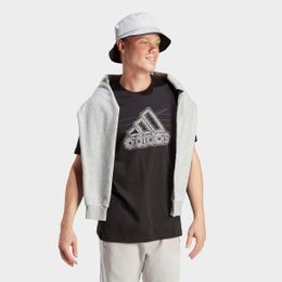 Herren T-Shirt "M GROWTH BOS T", schwarz, Gr. S, adidas Sportswear, Obermaterial: 100% Baumwolle, Shirts, Graphic T-Shirt
