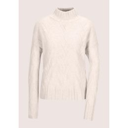 Madeleine Mode MADELEINE Damen Longpullover "Pullover Pullover"perlwei&szlig;, melange, Gr. 44, Obermaterial: 100% Kaschmir WS., Pullover