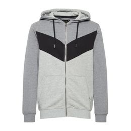 INDICODE Herren Kapuzensweatjacke "Kapuzensweatjacke IDPock", grau, Gr. XL, Obermaterial: 60% Baumwolle CO. 40% Polyester PES., Sweatjacken