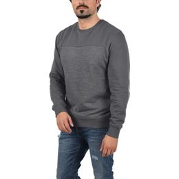Blend Herren Longpullover "Sweatshirt BHTok", grau, Gr. S, Obermaterial: 80% Baumwolle CO. 20% Polyester PES., Pullover