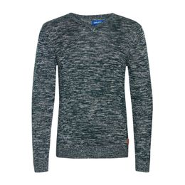 Blend Herren Strickfleece-Pullover "Strickpullover BHDansel", blau, Gr. XXL, Obermaterial: 50% Baumwolle CO. 50% Polyacryl PAN., Pullover