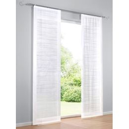 Schiebegardine HEINE HOME, B:60cm H:225cm, wei&szlig;, Polyester, Gardinen