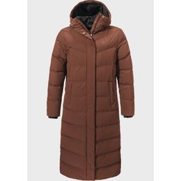 Sch&ouml;ffel SCH&Ouml;FFEL Damen Parka "Down Coat Style Vindave WMS", braun, Gr. 40, Oberstoff: 100% Polyester. (Membran: Thermoplastisches Polyurethan). Futter: 100%
