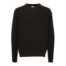 !Solid SOLID Herren Strickfleece-Pullover "Strickpullover SDHami", schwarz, Gr. XXL, Obermaterial: 70% Baumwolle CO. 30% Nylon NY., Pullover