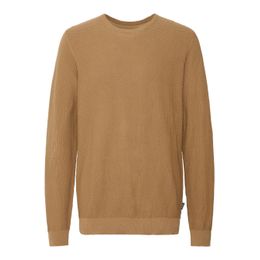 Blend Herren Strickfleece-Pullover "Strickpullover BHPullover", braun, Gr. XL, Obermaterial: 100% Baumwolle CO., Pullover