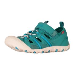Trollkids Kinder Outdoorsandale "Kids Sandefjord Sandal XT", Gr. 36, grün, Synthetik, Textil, Schuhe