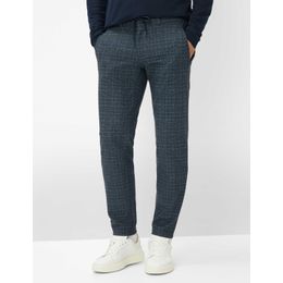 Brax Herren Chinohose "Style PHIL", blau, Gr. 35, 68% Polyester, 26% Viskose, 6% Elasthan, Hosen