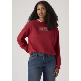 Levi's LEVI'S Damen Sweatshirt "GR EVERYDAY CREW"batwing iridescent r, Gr. S, Sweatware, Obermaterial: 58% Baumwolle, 42% Polyester, Sweatshirts, mit