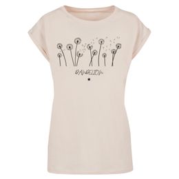 F4NT4STIC Damen T-Shirt "Dandelion Blume", beige, Gr. L, Obermaterial: 100% Baumwolle, Shirts, Print