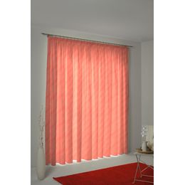 Vorhang Adam, B:145cm H:175cm, orange, Jacquard, Baumwolle (Bio-Baumwolle), Wohnzimmer, Gardinen, "Argentinian Criolla Light", aus 100% Bio-Baumwolle