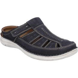 Josef Seibel Herren Slipper "Anvers 76, indigo-kombi", Gr. 41, blau, Obermaterial: 100% Rindsleder Leather cow., Schuhe
