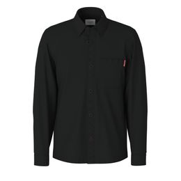 JOOP! JOOP JEANS Herren Langarmhemd "Harvi", schwarz, Gr. S, clean, unifarben, Web, Obermaterial: 98% Baumwolle, 2% Elasthan, Hemden, mit Kn&ouml;pfen