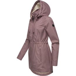 Ragwear Damen Kurzmantel "Dakkota II", lila, Gr. M, Obermaterial: 100% Polyester; Innenfutter: 100% Polyester, M&auml;ntel, Wasserdichter Outdoormantel