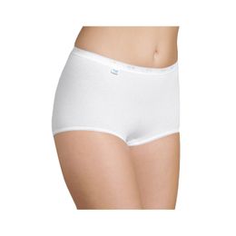 Sloggi Damen Slip "Slip 6er Pack", Gr. 54, wei&szlig;, Obermaterial: 95% Baumwolle CO. 5% Elasthan EL., Unterhosen