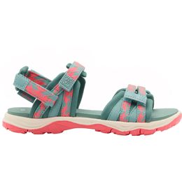 Jack Wolfskin M&auml;dchen Sandale "2 IN 1 SANDAL K", Gr. 29, gr&uuml;n, Synthetik, Textil, Schuhe