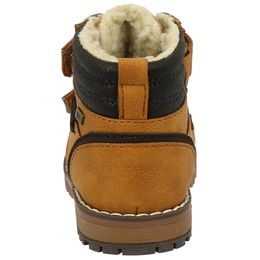 Tom Tailor M&auml;dchen Winterboots, Gr. 24, braun, Lederimitat, Textil, Schuhe, mit gepolstertem Schaftrand