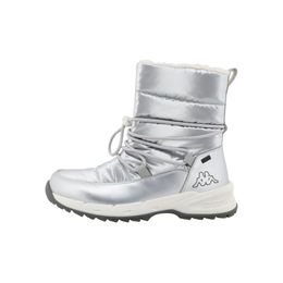 Kappa Damen Winterboots "Laiza", Gr. 41, silber, Schuhe, Winterschuhe, Winterstiefel, Snowboots, gef&uuml;ttert, wasserdicht