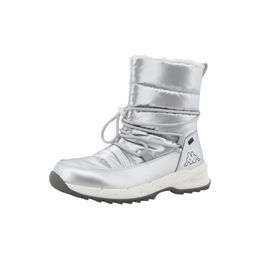 Kappa Damen Winterboots "Laiza", Gr. 37, silber, Schuhe, Winterschuhe, Winterstiefel, Snowboots, gef&uuml;ttert, wasserdicht