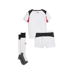 Puma M&auml;dchen Trainingsanzug "AC Milan 25/26 Ausw&auml;rtstrikot-Minikit Kinder", wei&szlig;, Gr. 110, Obermaterial: 100% Polyester. Rippe: 100% Polyester,