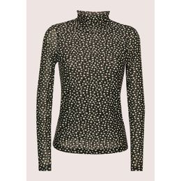 Madeleine Mode MADELEINE Damen Langarmshirt "Shirt Shirt", schwarz, Gr. 40, Obermaterial: 95% Polyester PES. 5% Elasthan EL., Shirts