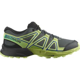 Salomon Kinder Wanderschuh "SPEEDCROSS J", Gr. 33urban chic, sharp grün, schwarz citron, Synthetik, Textil, Schuhe, wasserdicht