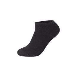 Camano Herren Sneakersocken "Sneakersocken 10er Pack", Gr. 43, schwarz, 80% Baumwolle, 17% Polyamid, 3% Elasthan, uni, Socken
