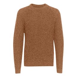 Blend Herren Strickfleece-Pullover "Strickpullover BHPullover", braun, Gr. XL, Obermaterial: 100% Baumwolle CO., Pullover