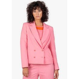 Damen Kurzblazer, grün, Gr. 38, Sportalm KITZBÜHEL, clean, unifarben, Web, Obermaterial: 67% Polyester, 29% Viskose, 4% Elasthan, Blazer, mit Knöpfen