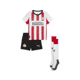 Puma Jungen Trainingsanzug "PSV Eindhoven 25/26 Heimtrikot-Minikit Kinder", wei&szlig;, Gr. 110, Obermaterial: 100% Polyester; Rippe: 100% Polyester,