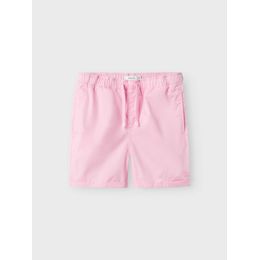 name it Mädchen Shorts "NKFBELLA LOOSE TWILL SHORTS 5131-TF", Gr. 116pink frosting (blank), Web, Obermaterial: 100% Baumwolle, unifarben, Hosen