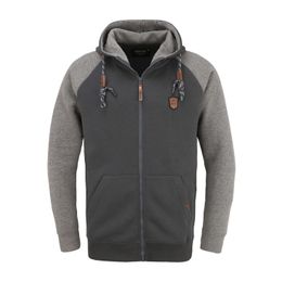 INDICODE Herren Kapuzensweatjacke "Kapuzensweatjacke IDTerence", grau, Gr. M, Obermaterial: 60% Baumwolle CO. 40% Polyester PES., Sweatjacken