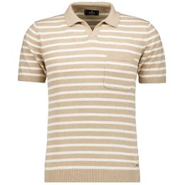 Ragman Herren Poloshirt, beige, Gr. XL, 70% Baumwolle 30% Leinen, Shirts